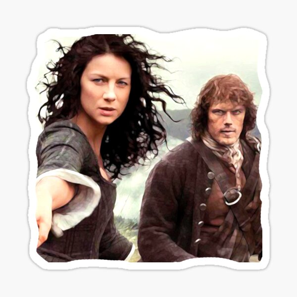 "OUTLANDER" Sticker for Sale by vitraarts | Redbubble