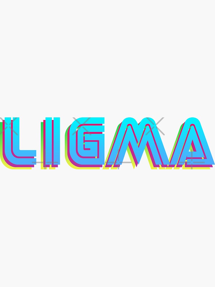 "LIGMA | Gradient #2" Sticker for Sale by FinanceMemeLord | Redbubble