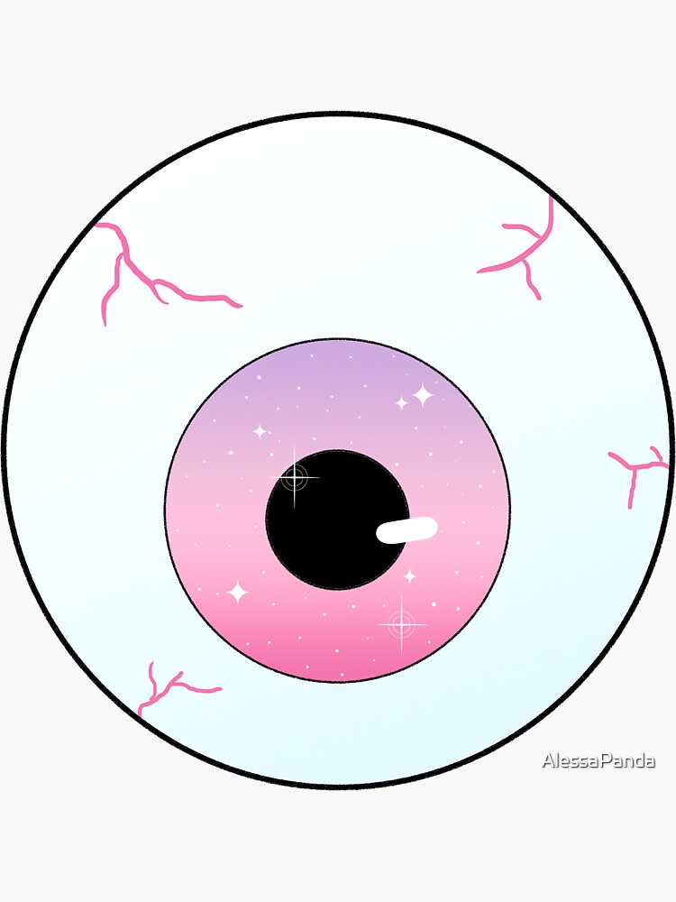 "Magic Eye" Sticker by AlessaPanda | Redbubble