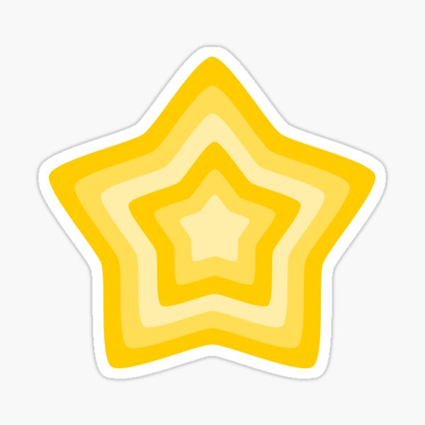 "yellow powerpuff star" Sticker by y2krevival | Redbubble