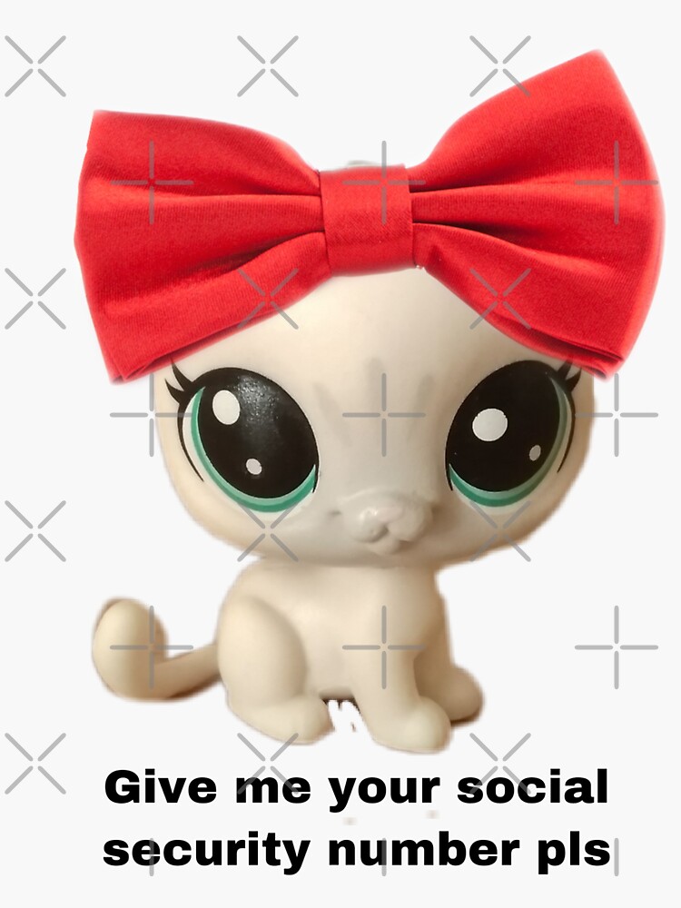 Pegatina «Littlest pet shop kitty cat dame tu número de seguro social ...