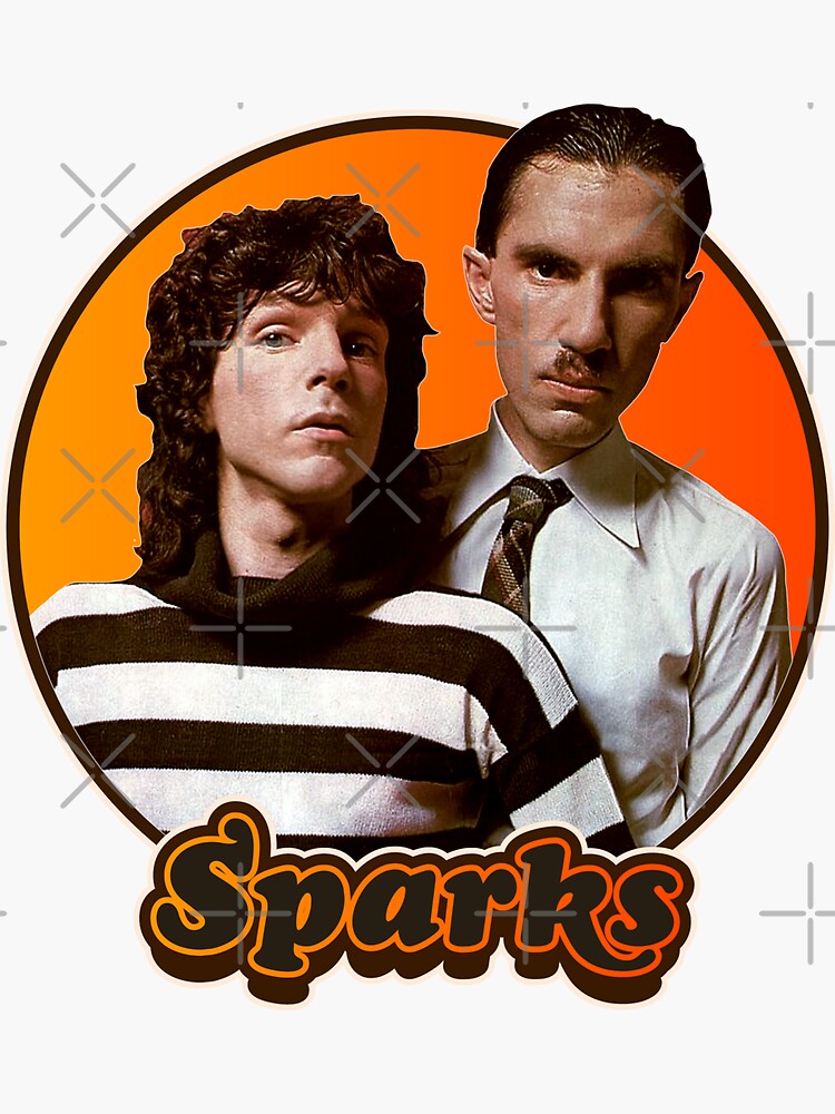 "Retro Sparks Band Tribute" Sticker for Sale by acquiesce13 | Redbubble