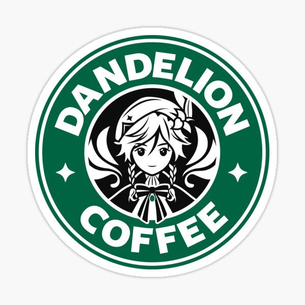 "Dandelion Coffee (Genshin Impact Venti)" Sticker by kizographer ...