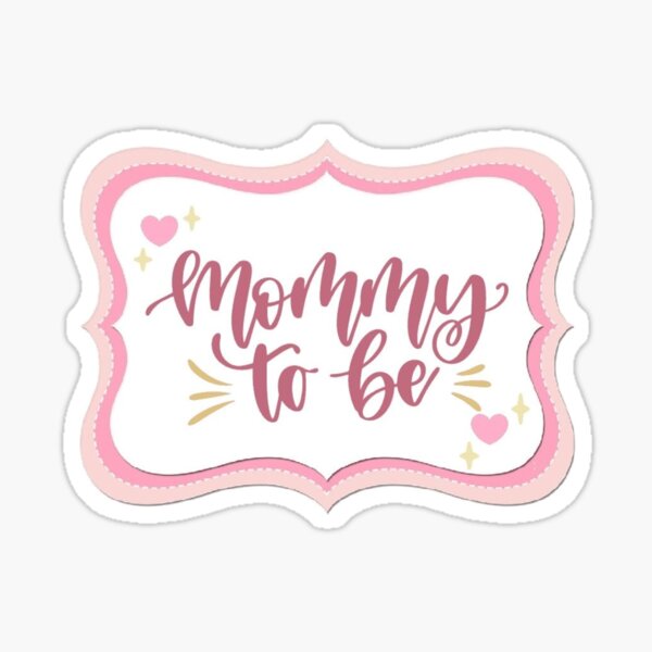 "Mommy to be" Sticker by RubyPanda | Redbubble