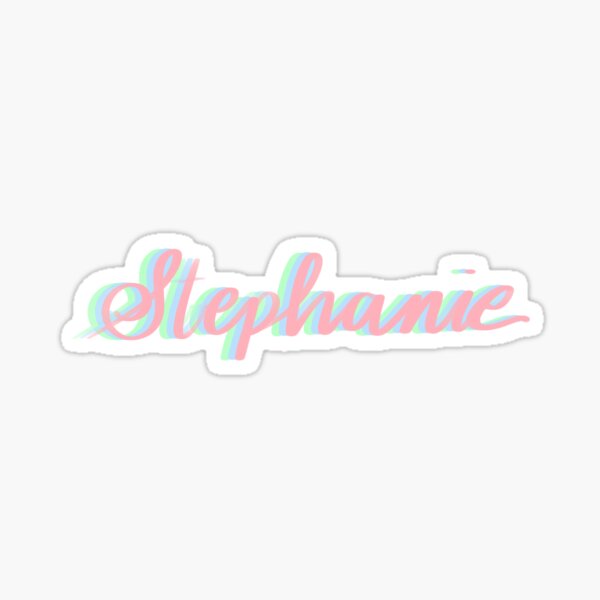 "Stephanie Sticker" Sticker for Sale by stephat | Redbubble