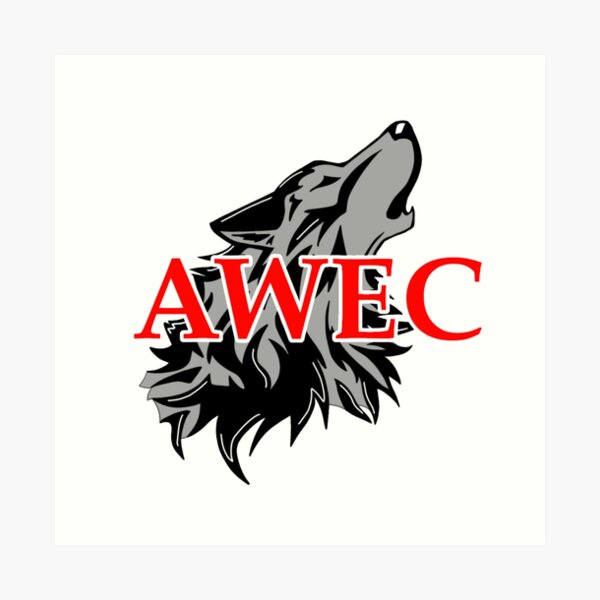 "AWEC School Logo " Art Print for Sale by skylar-oneil | Redbubble