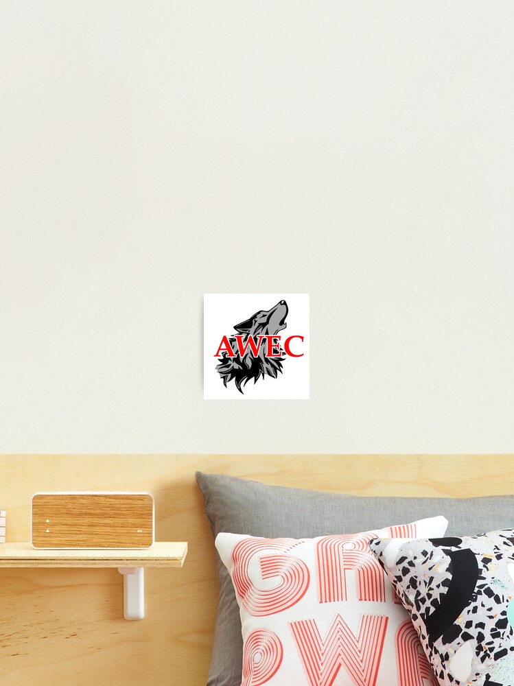 "AWEC School Logo " Photographic Print for Sale by skylar-oneil | Redbubble