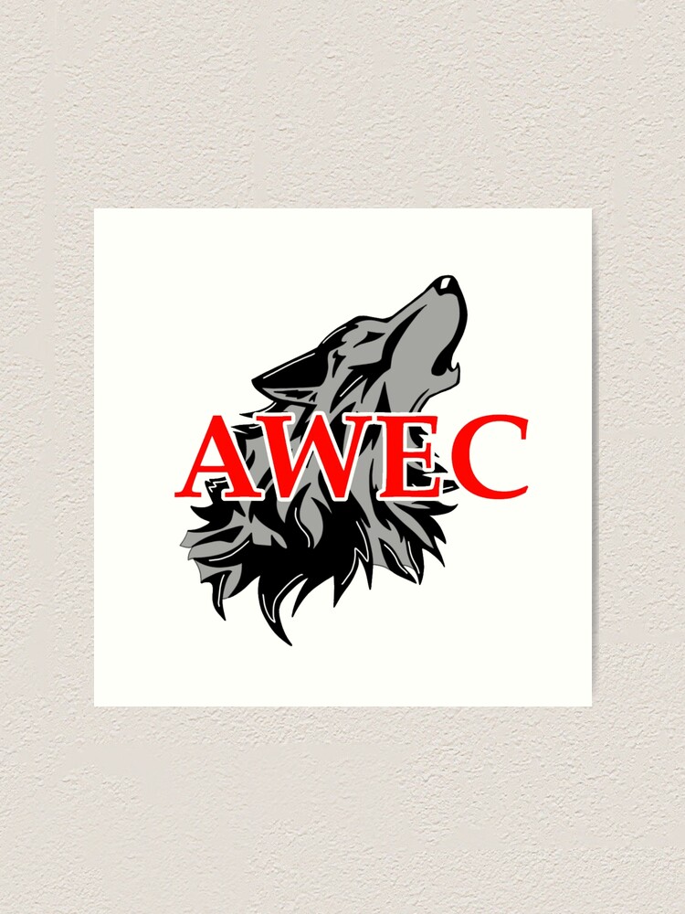 "AWEC School Logo " Art Print for Sale by skylar-oneil | Redbubble
