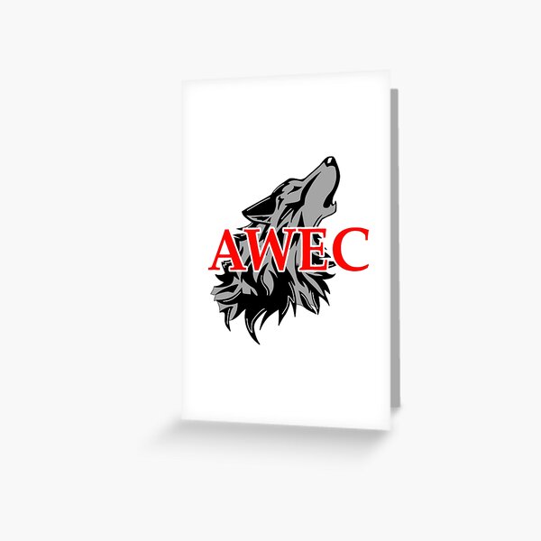"AWEC School Logo " Greeting Card for Sale by skylar-oneil | Redbubble