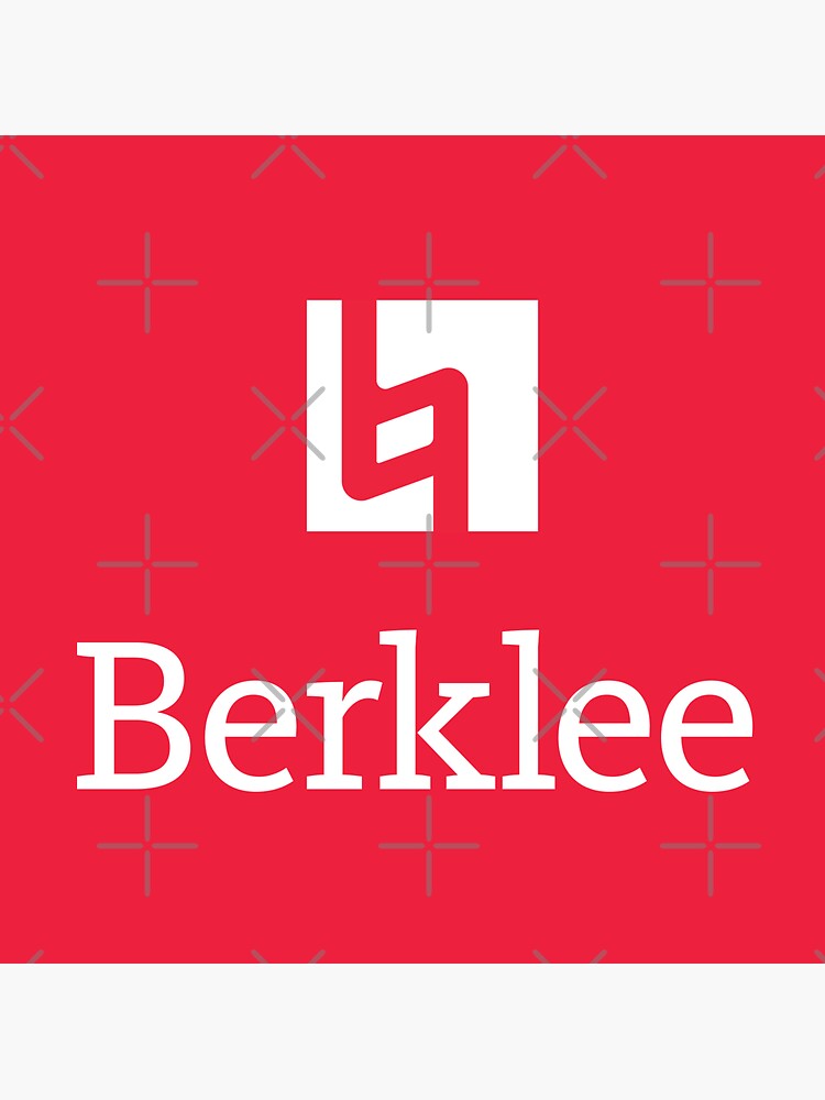 "Berklee " Sticker for Sale by sydpan | Redbubble