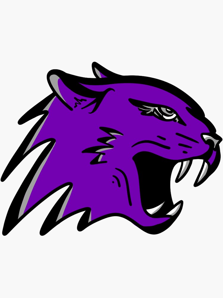 "Young Harris Mountain Lion Head" Sticker for Sale by wjjones185 ...