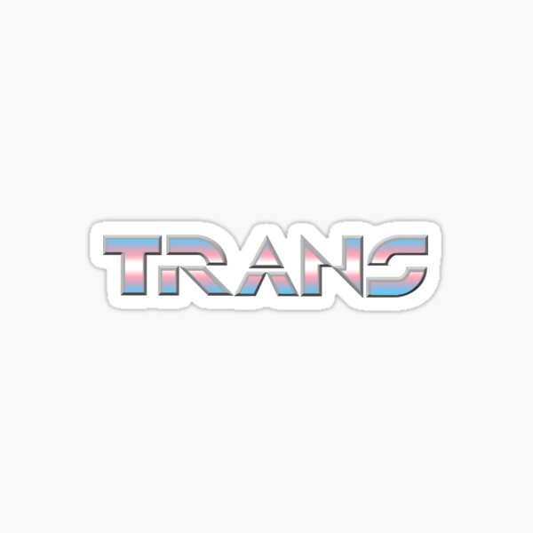"TRAN" Sticker for Sale by Baphomet-sigils | Redbubble
