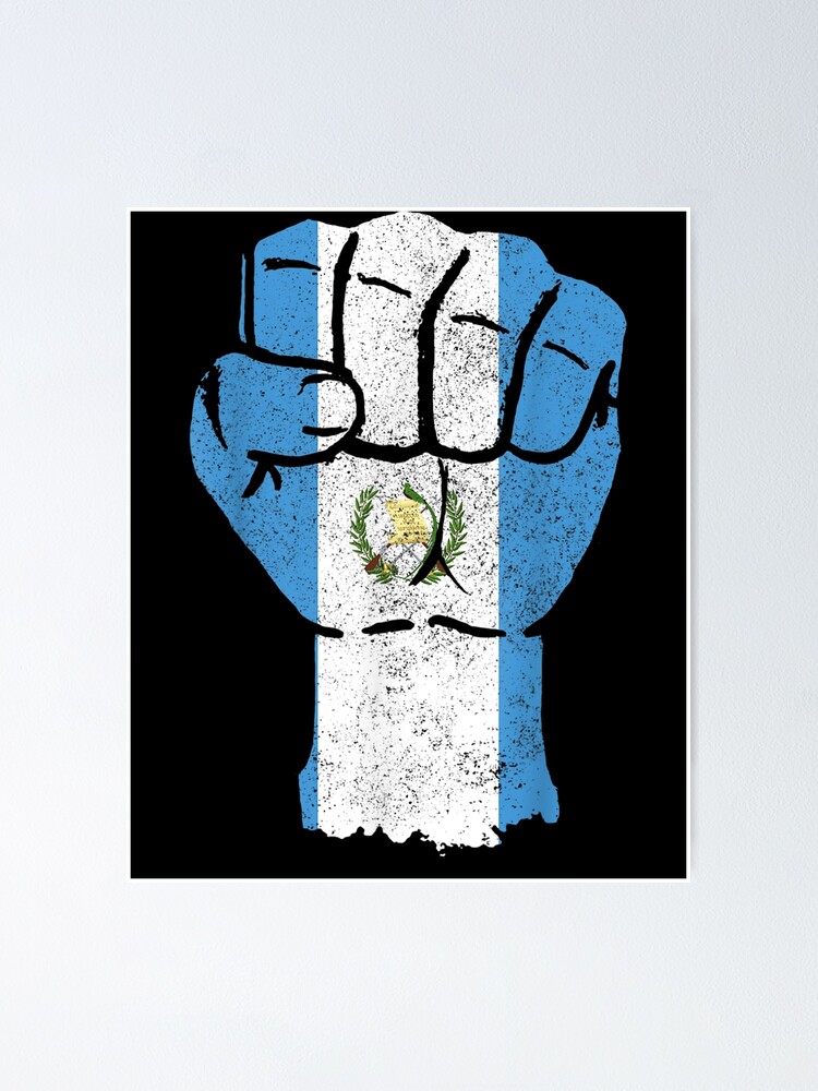 Póster «Guatemala Bandera de Guatemala Orgullo Chapina Hombres Mujeres ...