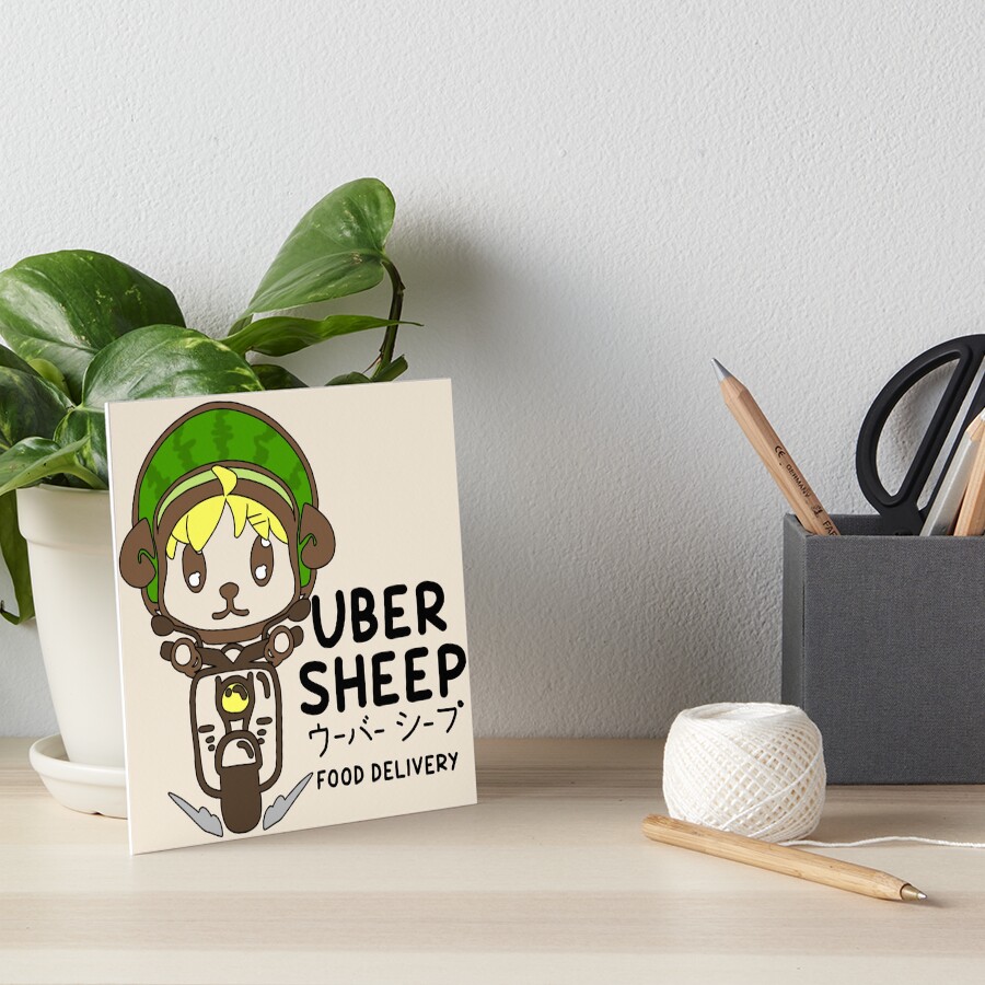"Uber Sheep Logo" Art Board Print for Sale by RJtheFish | Redbubble