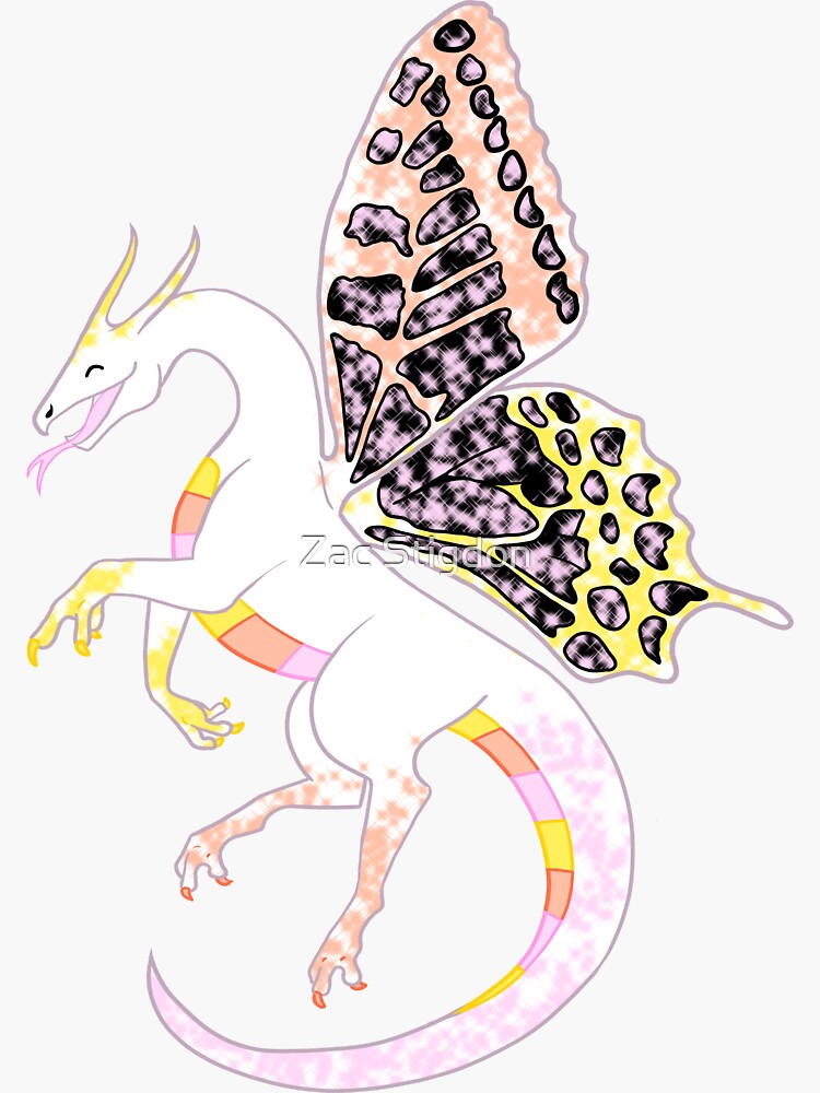 "Pangender Pride Fae Dragon" Sticker for Sale by stupidmasky | Redbubble