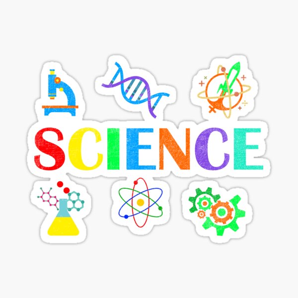 "Science lovers " Sticker for Sale by freeArt10 | Redbubble