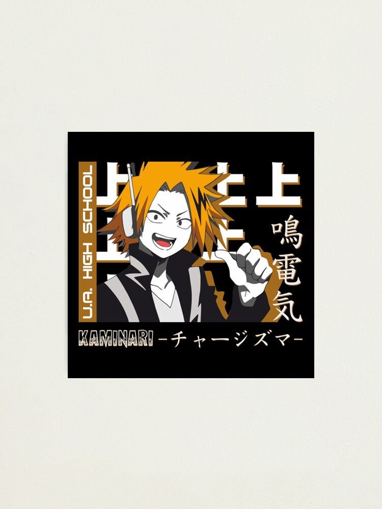 "Denki Kaminari [Stun Gun Hero] | My Hero Academia" Photographic Print ...