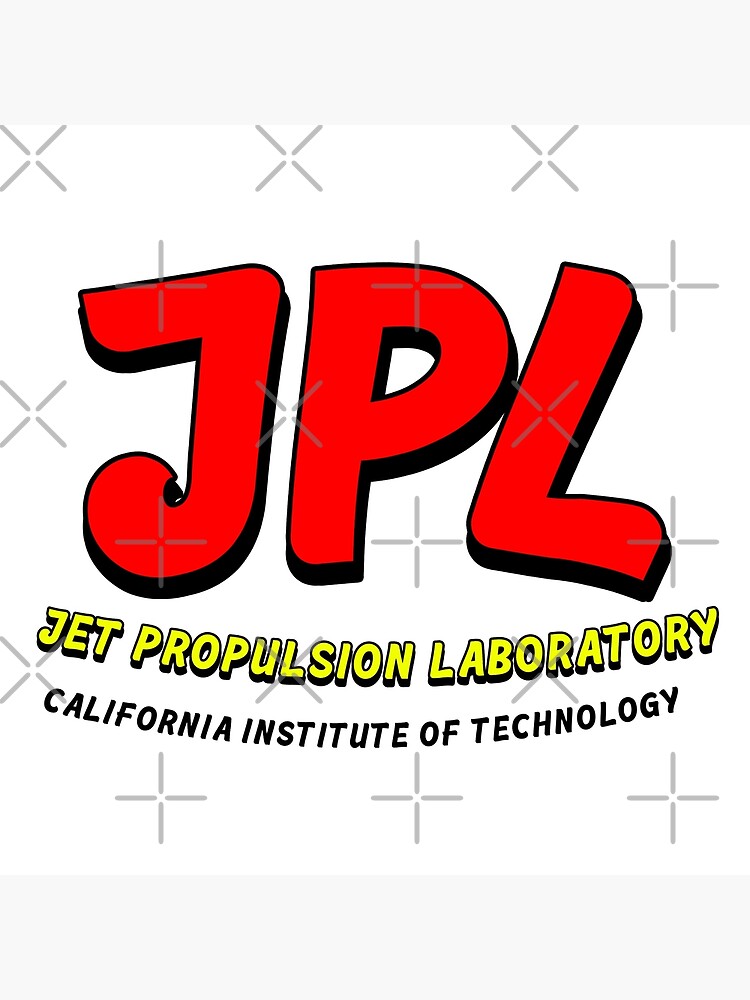"NASA Jet Propulsion Laboratory Logo" Art Print by AeroMechanical ...