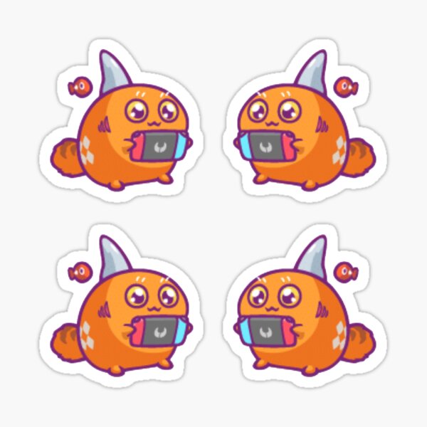 "Axie Infinity (AXS SLP)" Sticker by LiveStores | Redbubble