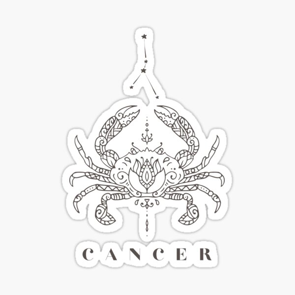 "Cancer | Minimalist Design" Sticker for Sale by jlpcreative | Redbubble