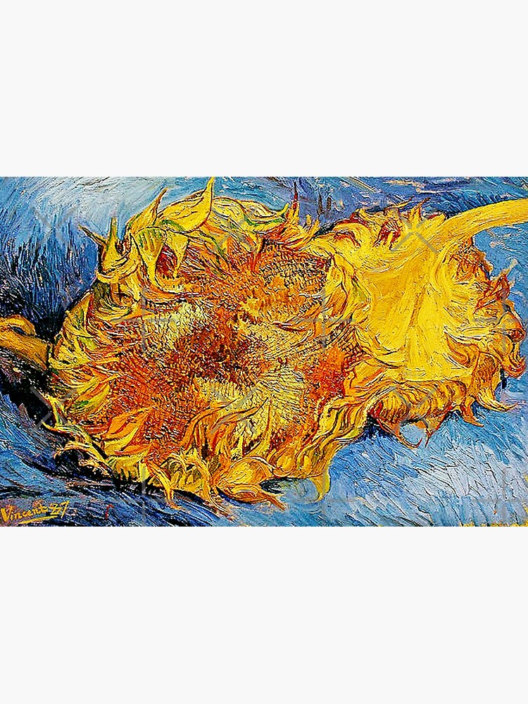 Vincent van Gogh | Floral Still Life - 'Two Cut Sunflowers' | Van Gogh ...