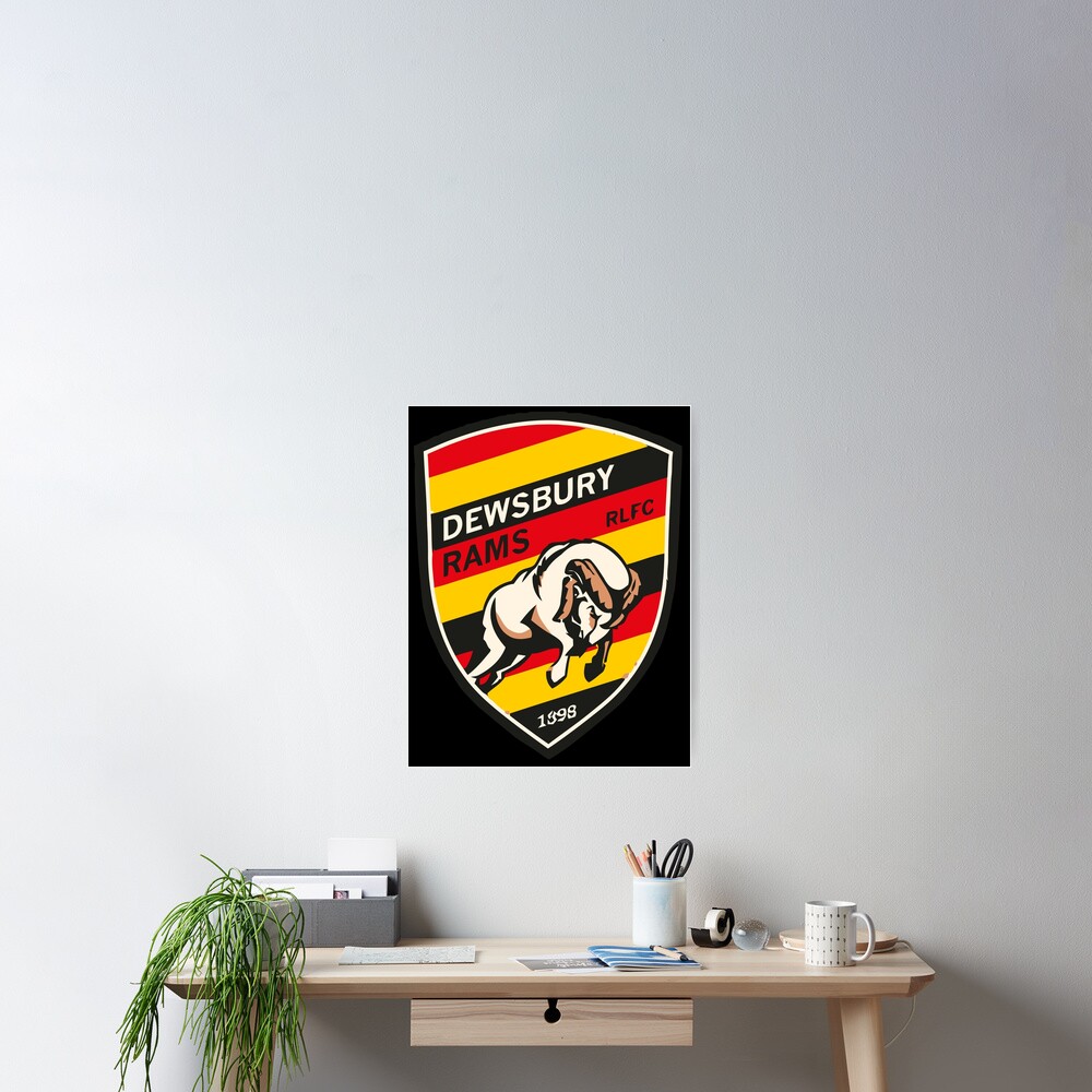 "Dewsbury rams logo" Poster by monichoras | Redbubble
