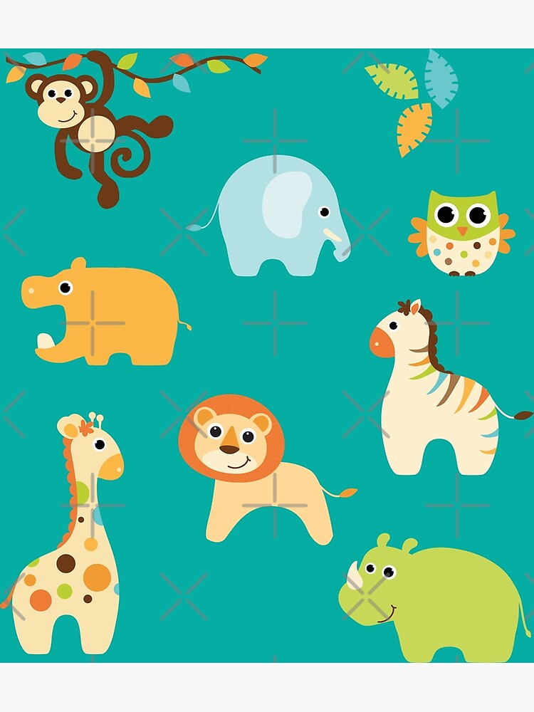 "cute boys animals bundle pack, Clipart Animals Baby Boy - cute animals ...