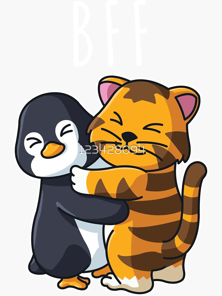 "BFF best friend friendship for two girls matching" Sticker by ...