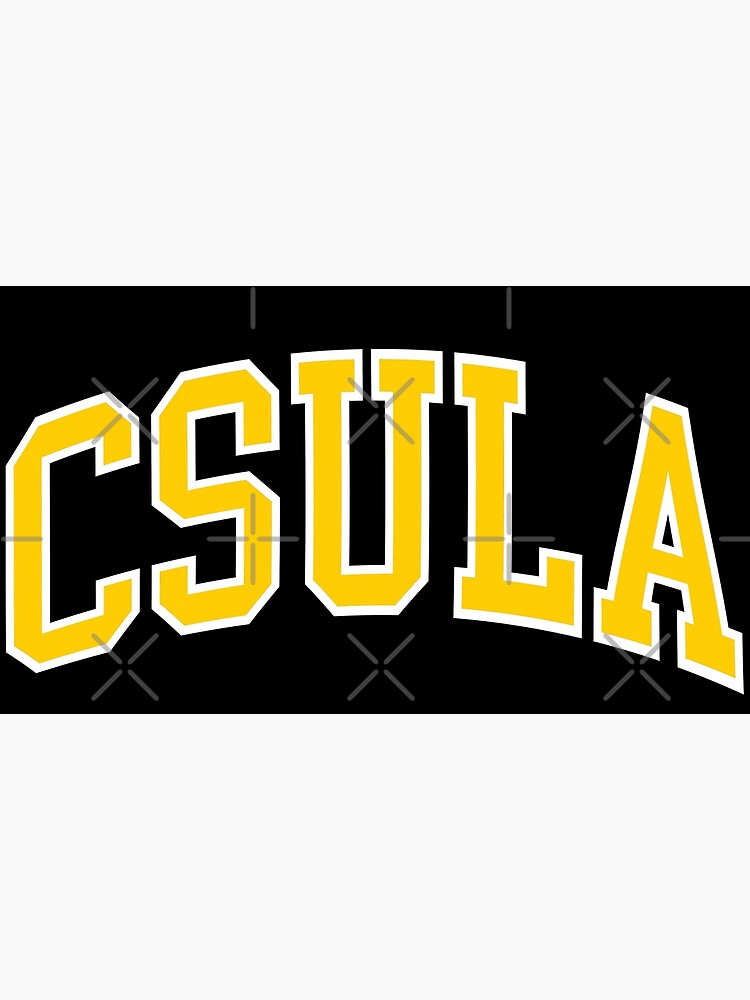 "csula - college font curved" Poster by scollegestuff | Redbubble