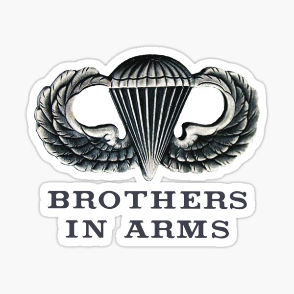 "Jump Wings - Brother in Arms" Sticker by Buckwhite | Redbubble