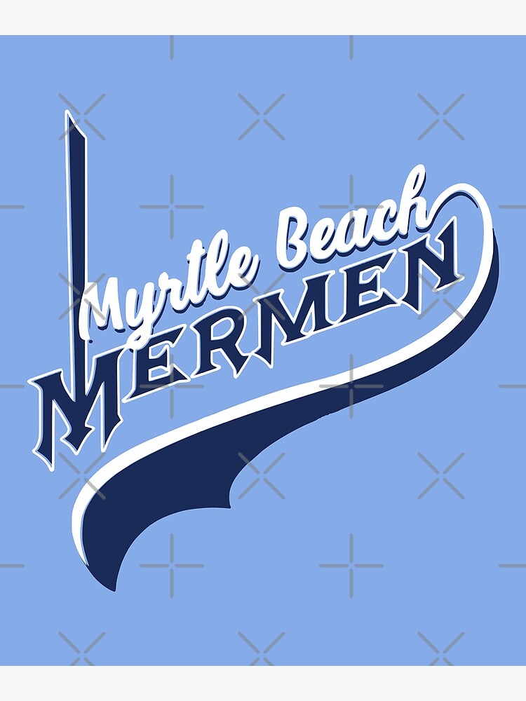 "Myrtle Beach Mermen" Poster for Sale by comicbookdude | Redbubble