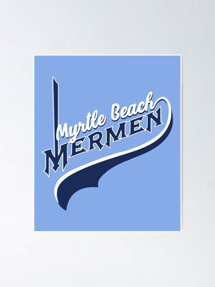"Myrtle Beach Mermen" Poster for Sale by comicbookdude | Redbubble