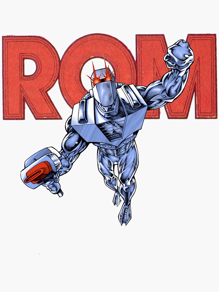 "Rom" Sticker for Sale by SirG | Redbubble