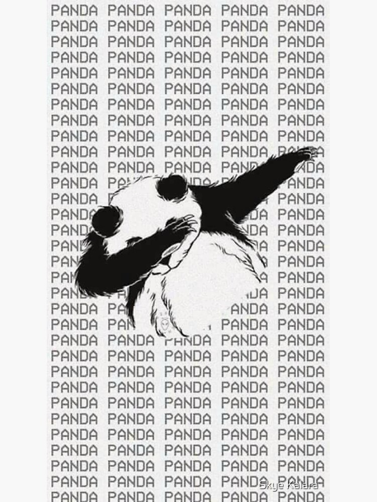 "panda dab" Canvas Print by SDKAY | Redbubble