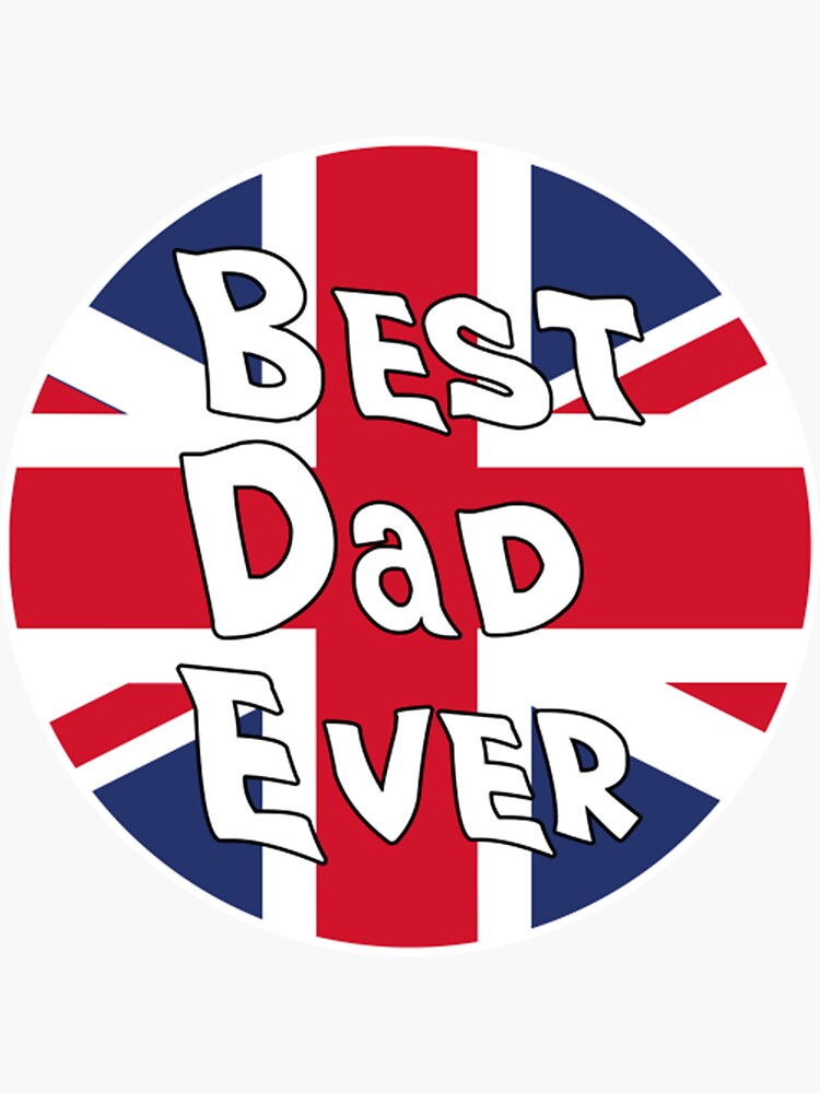 "British Dad Uk Flag" Sticker for Sale by JustMomItCo | Redbubble