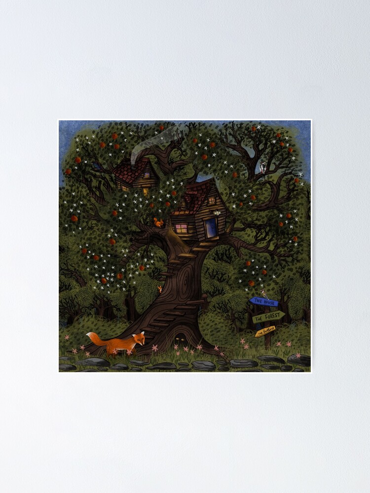 "Treehouse" Poster by LBRIllustration | Redbubble