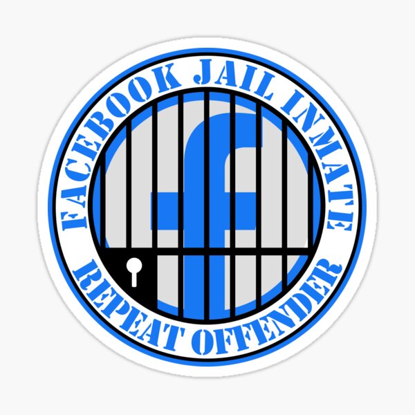 Stickers, Labels & Tags Choose Your Size FB Jail Prison Inmate Repeat ...