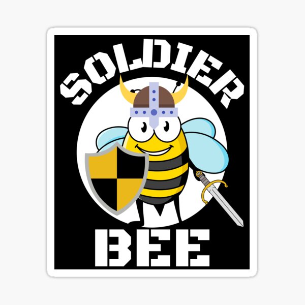 "SOLDIER BEE, BEE MEME, BUMBLE BEE, KAWAII BEE, FIGHTING BEE, HONEYBEE ...