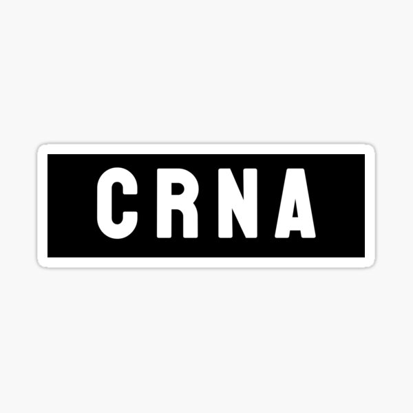 Sticker « CRNA Infirmière anesthésiste | Cadeau pour infirmière CRNA ...