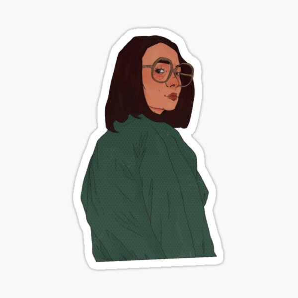 "Mitski" Sticker by Gabbydrawsalot | Redbubble