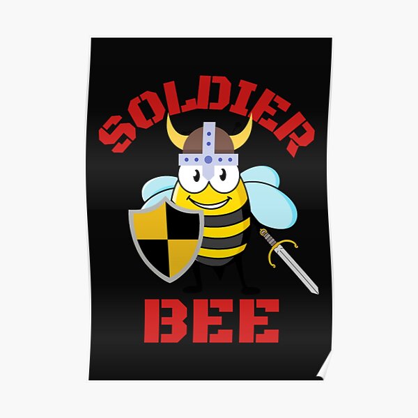 "SOLDIER BEE, BEE MEME, BUMBLE BEE, KAWAII BEE, FIGHTING BEE, HONEYBEE ...