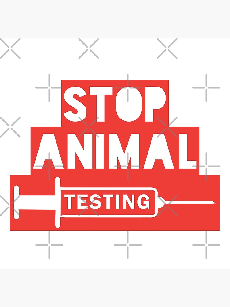 "stop animal testing" Poster by Toxic-vibes | Redbubble