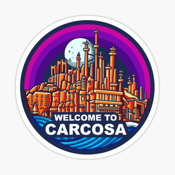 "Welcome to Carcosa" Sticker by naullynicolas | Redbubble