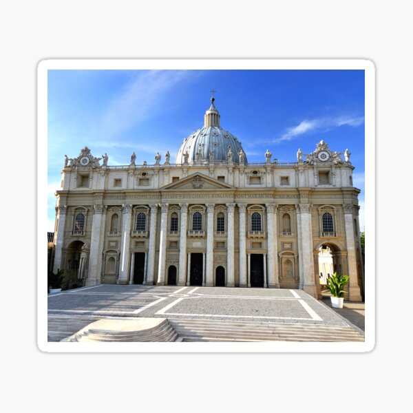 "Saint Peter's Basilica " Sticker for Sale by Brotherjoseph | Redbubble