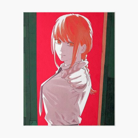 "Makima Colors Cover | Chainsaw man" Art Board Print by AoiDoi | Redbubble