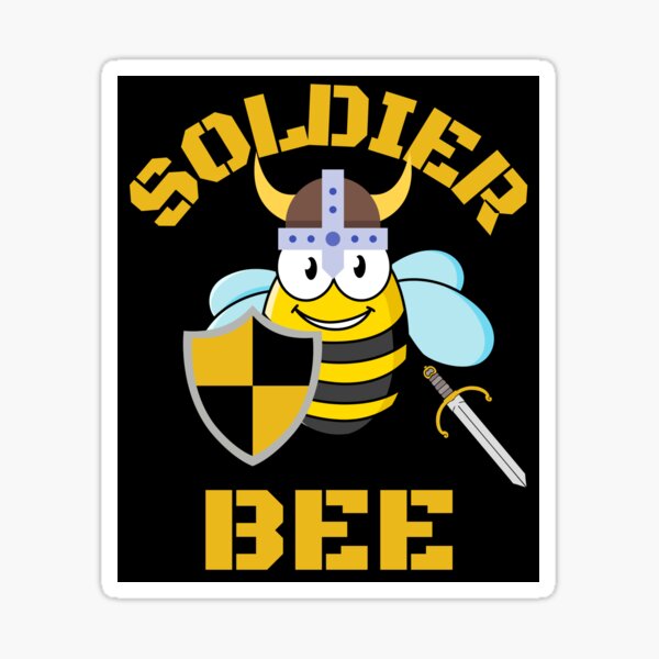 "SOLDIER BEE, BEE MEME, BUMBLE BEE, KAWAII BEE, FIGHTING BEE, HONEYBEE ...