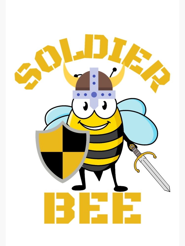 "SOLDIER BEE, BEE MEME, BUMBLE BEE, KAWAII BEE, FIGHTING BEE, HONEYBEE ...