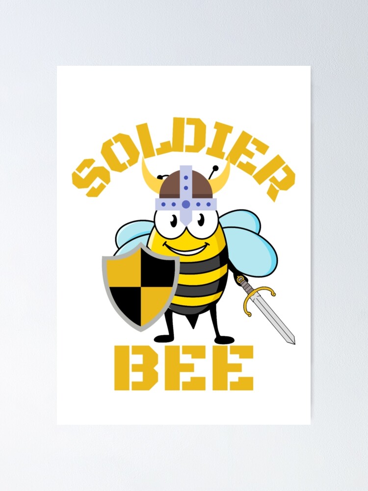 "SOLDIER BEE, BEE MEME, BUMBLE BEE, KAWAII BEE, FIGHTING BEE, HONEYBEE ...