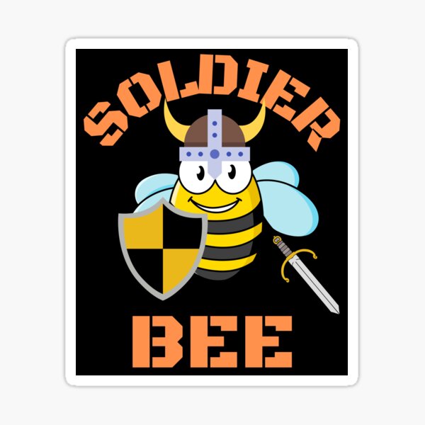 "SOLDIER BEE, BEE MEME, BUMBLE BEE, KAWAII BEE, FIGHTING BEE, HONEYBEE ...