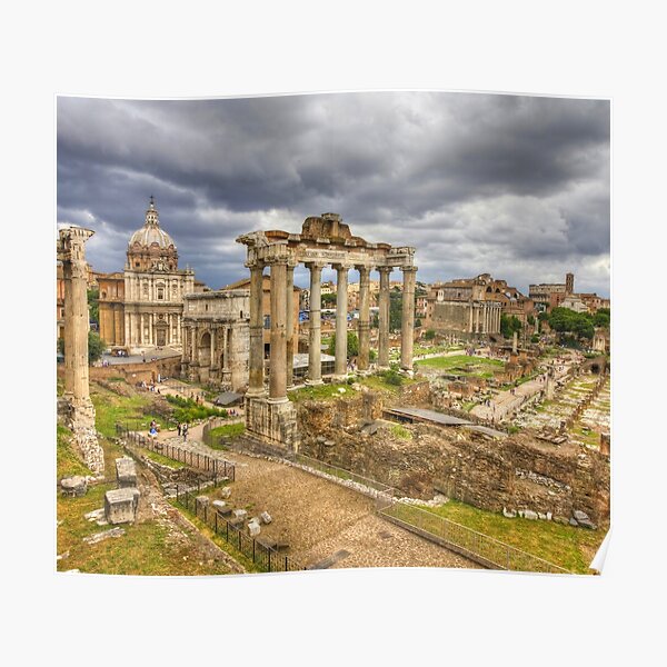 "Roman Ruins" Poster for Sale by Brotherjoseph | Redbubble